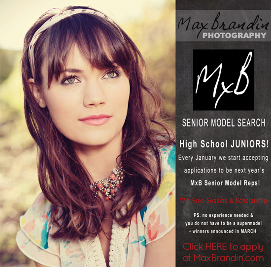 Application | HS Senior Model Rep | Max Brandin Photography | Los ...